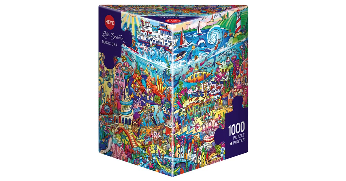 Heye (29839) - Rita Berman: "Magic Sea" - 1000 pieces puzzle